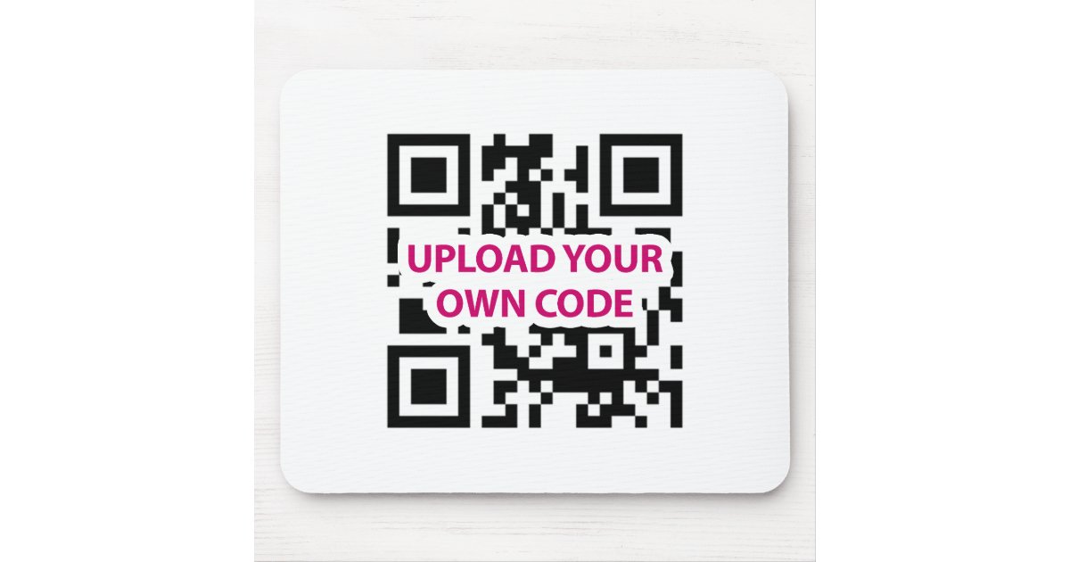 QR Code Customizable Mouse Pad | Zazzle