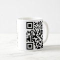 QR code Design Coffee Cup- Best on Black or Light Coffee Mug | Zazzle