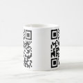 QR code Design Coffee Cup- Best on Black or Light Coffee Mug | Zazzle