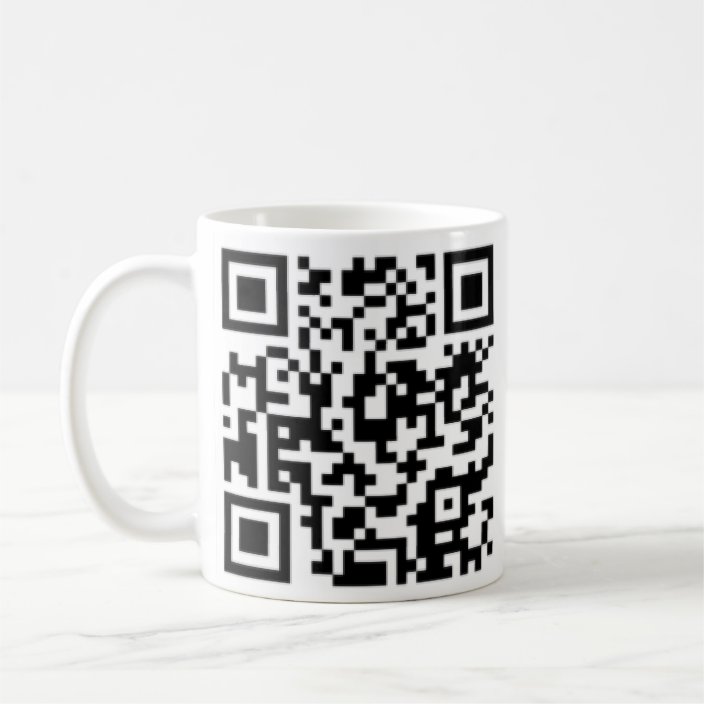 QR code Design Coffee Cup- Best on Black or Light Coffee Mug | Zazzle.com