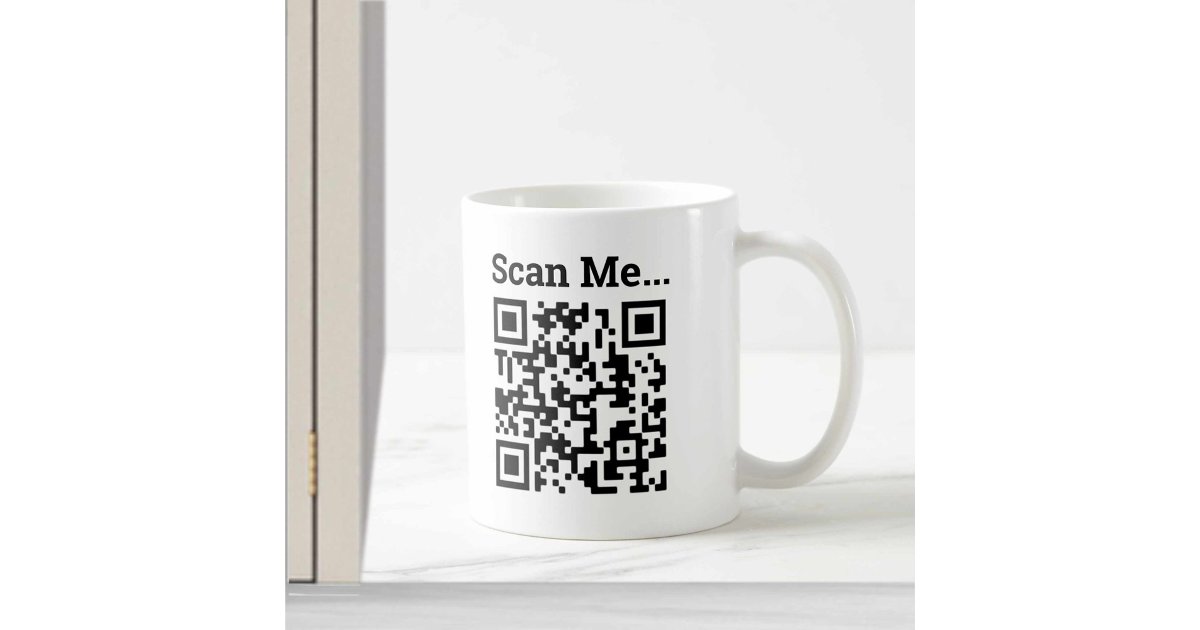 QR Code Design Coffee Mug | Zazzle