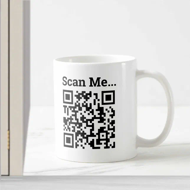 QR Code Design Coffee Mug | Zazzle