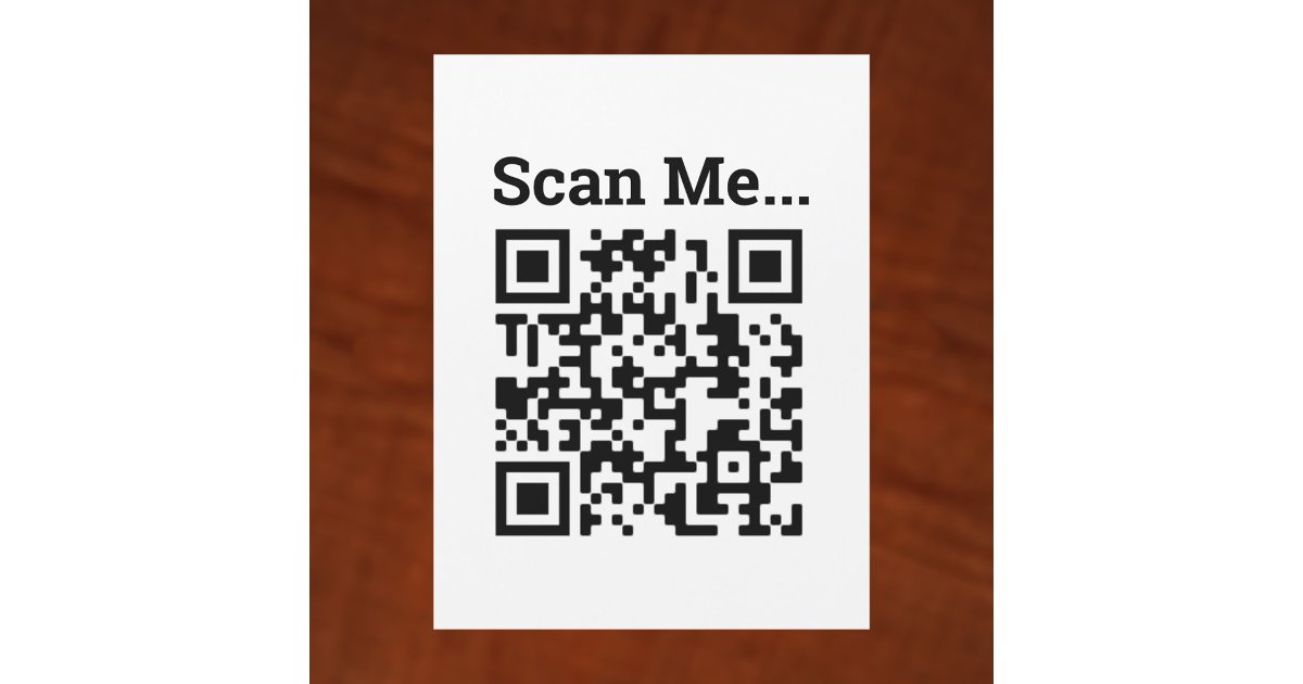 QR Code Design Magnetic Card | Zazzle