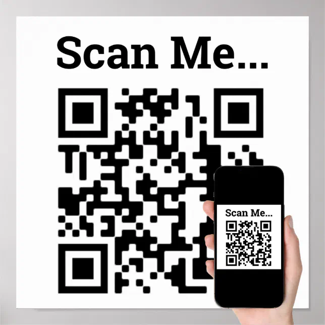 QR Code Design Poster | Zazzle