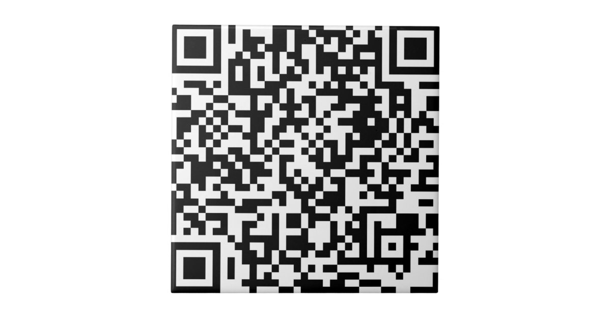 QR code design Tile | Zazzle