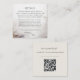 QR code Details Seashell Sandy Beach Enclosure Card | Zazzle