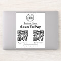 QR Code E-Wallet Payment By Mobile Digital Wallets Sticker | Zazzle