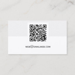 QR Code Elegant Computer Programmer | Professional Business Card | Zazzle
