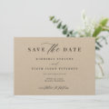 QR CODE elegant script simple wedding Save The Date | Zazzle