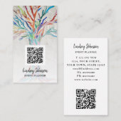 QR Code Event Planner Business Card | Zazzle