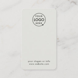 QR Code Feedback Professional Customer Rating Gray Business Card | Zazzle