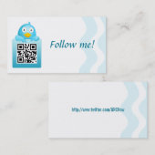 QR Code Follow Me Business Card Template | Zazzle