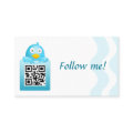 QR Code Follow Me Business Card Template | Zazzle