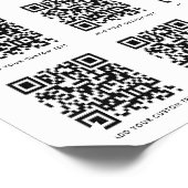 QR Code | Fun Promotional Custom Text Temporary Tattoos | Zazzle