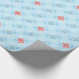 QR Code Geek Christmas New Year wrapping paper | Zazzle