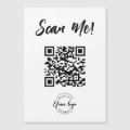 QR code Generator Scan Me Business Logo | Zazzle