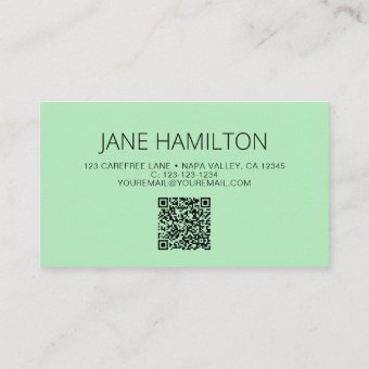 QR Code Glitter Balloons Business Card | Zazzle