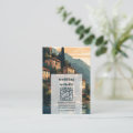 qr code Italy Lake Como Destination Wedding Enclosure Card | Zazzle
