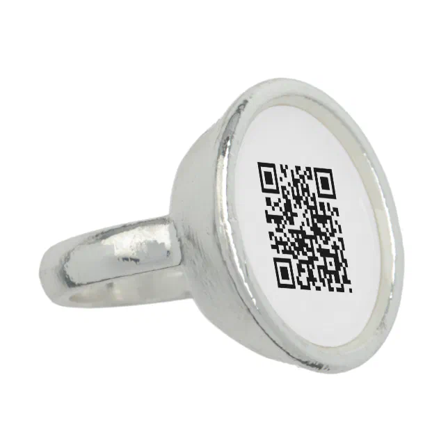 QR code Jewelry Digital Ring | Zazzle