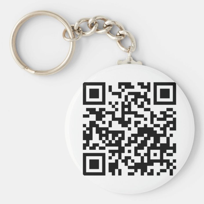 QR Code Keychain | Zazzle.com