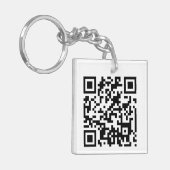 QR CODE KEYCHAIN | Zazzle