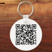 QR Code Keychain | Zazzle