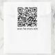 QR Code Large Square Square Sticker | Zazzle