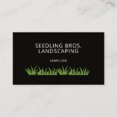QR Code Lawn Care Landscaping Grass Business Card | Zazzle