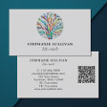 QR Code Life Coach Business Card | Zazzle