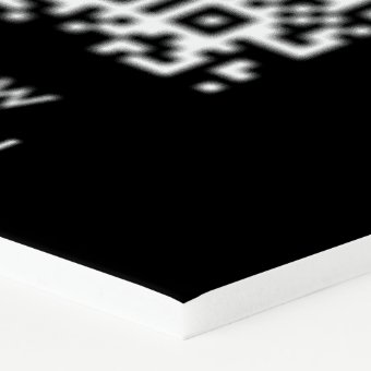 QR Code Menu | Black Logo Contactless Modern Foam Board | Zazzle