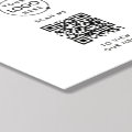 QR Code Menu | Logo Contactless Modern Peel And Stick Photo Tile | Zazzle