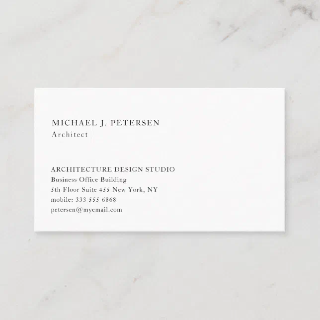 QR CODE modern basic professional template Business Card | Zazzle