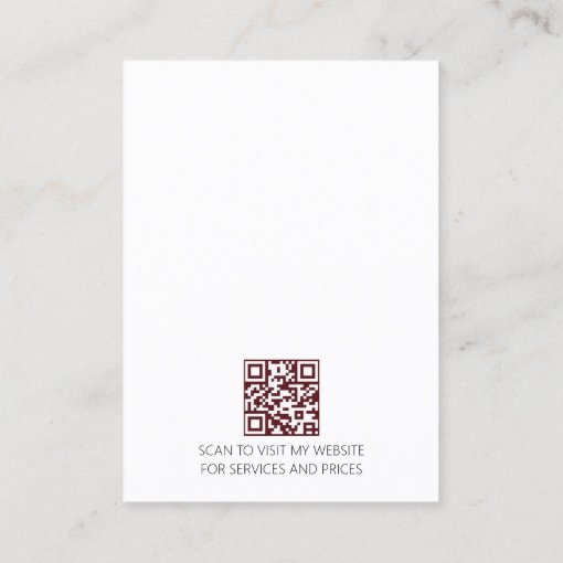 QR Code Modern Handyman Maintenance Rustic Tools Business Card | Zazzle