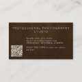QR CODE modern metallic gold luxury professional Business Card | Zazzle