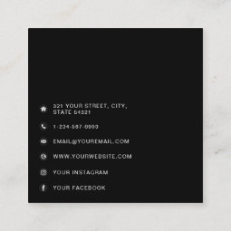 QR Code Modern Minimalist Business Calling Card | Zazzle