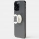 QR Code | Modern Minimalist Clean Simple White PopSocket | Zazzle