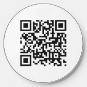 QR Code | Modern Minimalist Clean Simple White Wireless Charger | Zazzle
