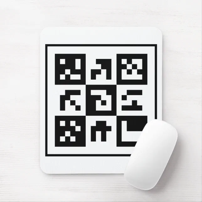 qr code mouse pad | Zazzle