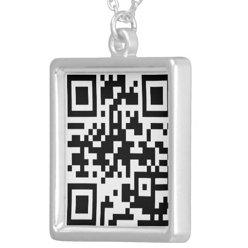 QR Code Necklace | Zazzle