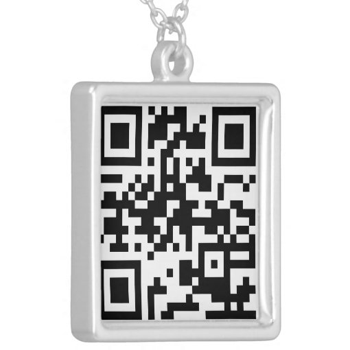 QR Code Necklace | Zazzle