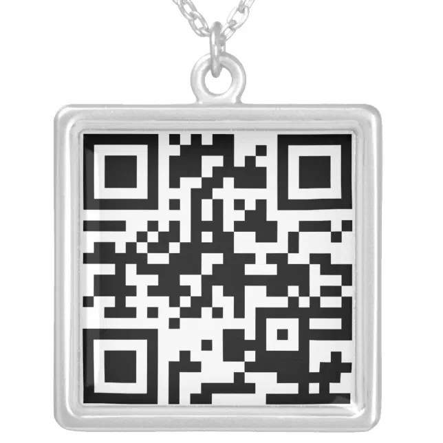QR Code Necklace | Zazzle