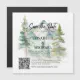 QR Code Outdoor Save The Date Wedding Magnetic Invitation | Zazzle
