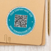 QR Code Patch Custom Text Choose Colors and Font | Zazzle