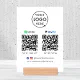 QR Code Payment | CashApp Paypal Scan to Pay Logo Holder | Zazzle
