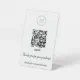 QR Code Payment Your Logo Pay Here Business Pedestal Sign | Zazzle