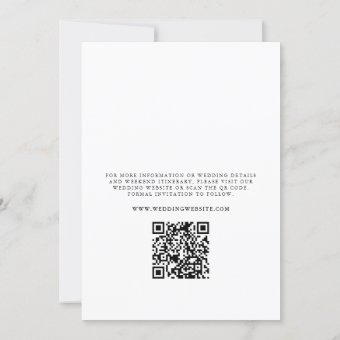 QR code Photo Collage Wedding Save The Date | Zazzle