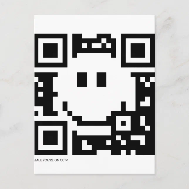 QR Code Postcard | Zazzle