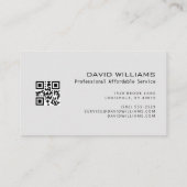 QR Code Professional Flooring and Tiler Business Card | Zazzle
