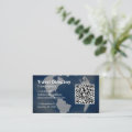 QR Code Professional Travel Agency Business Card | Zazzle