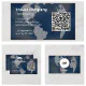 QR Code Professional Travel Agency Business Card | Zazzle